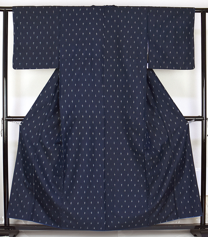 正絹お召着物の写真