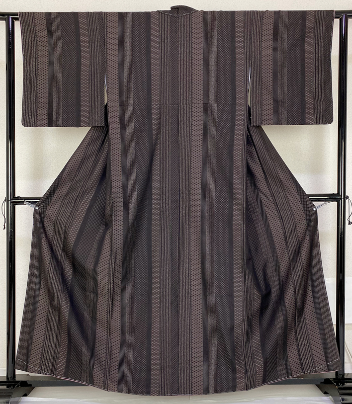 正絹お召着物の写真