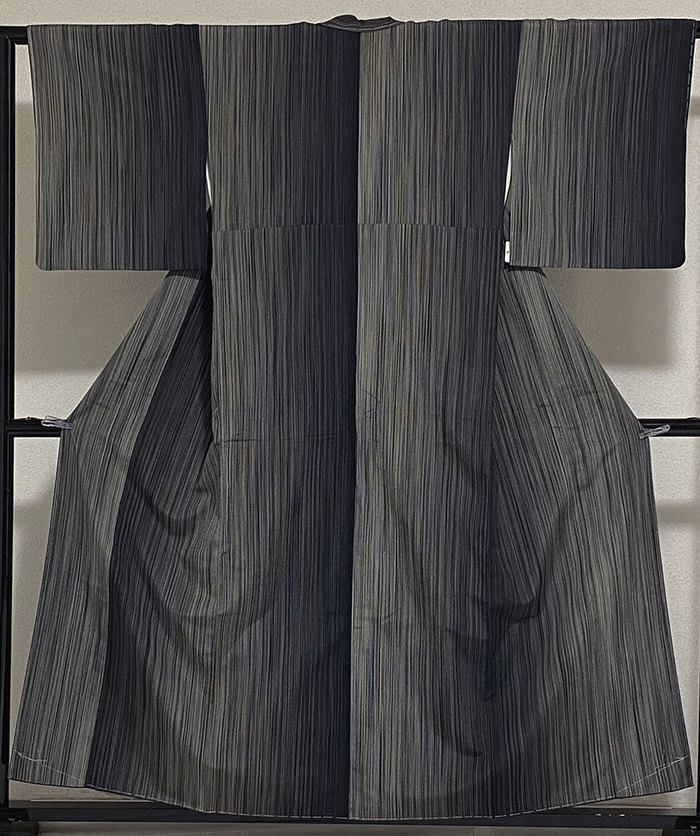 正絹お召着物の写真